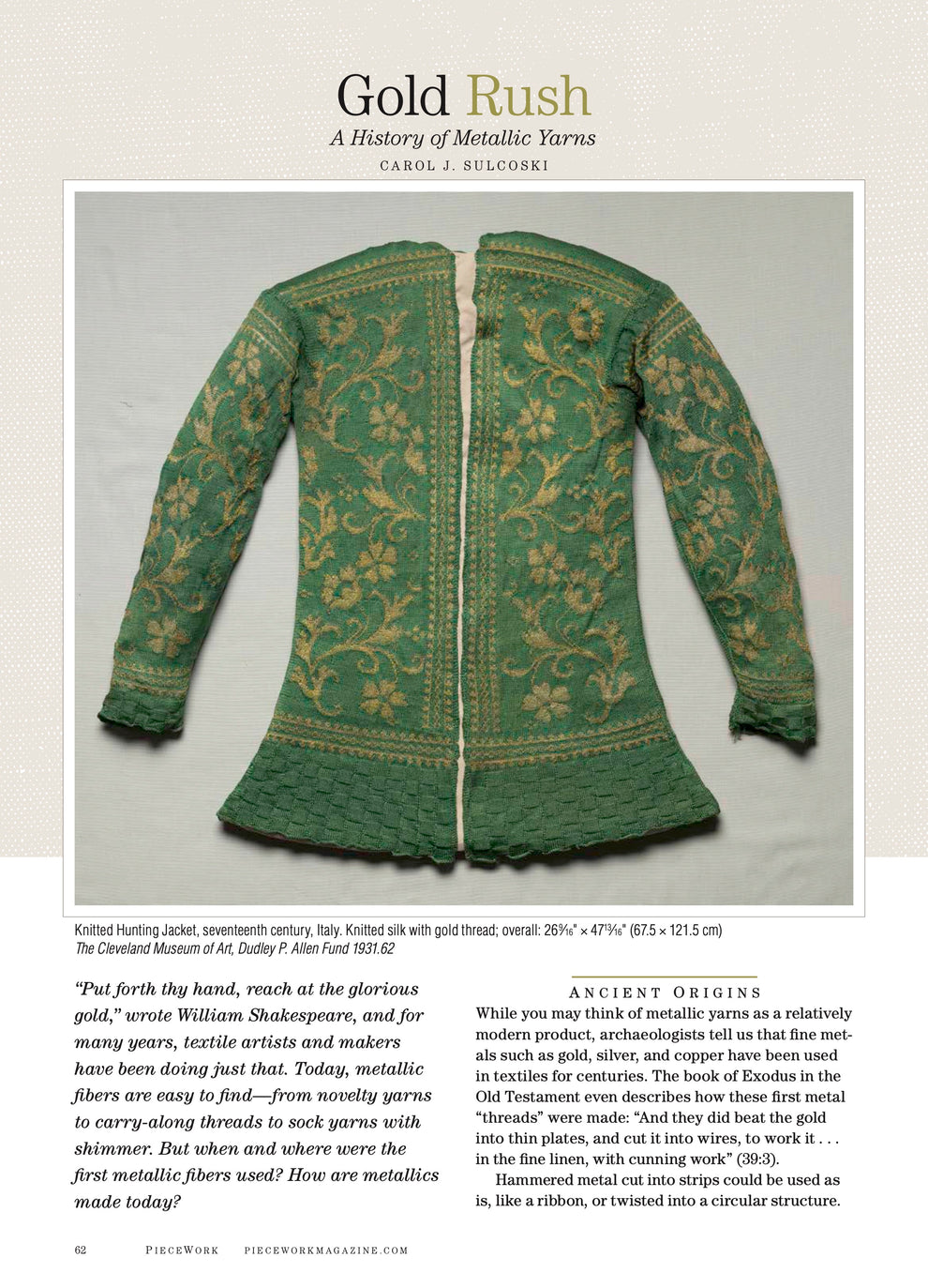 PieceWork Fall 2023 – Long Thread Media