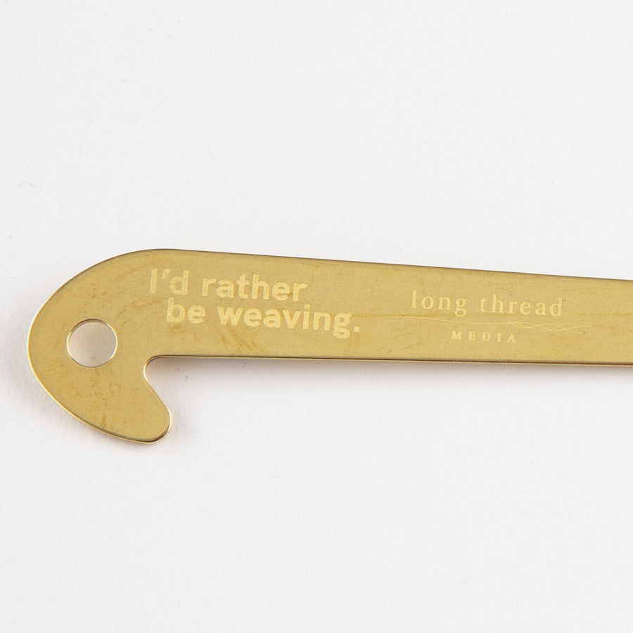 I’d Rather Be Weaving Threading and Sleying Hook – Long Thread Media