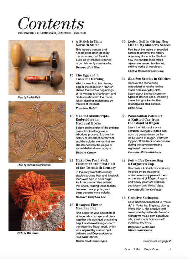 PieceWork Fall 2020 – Long Thread Media