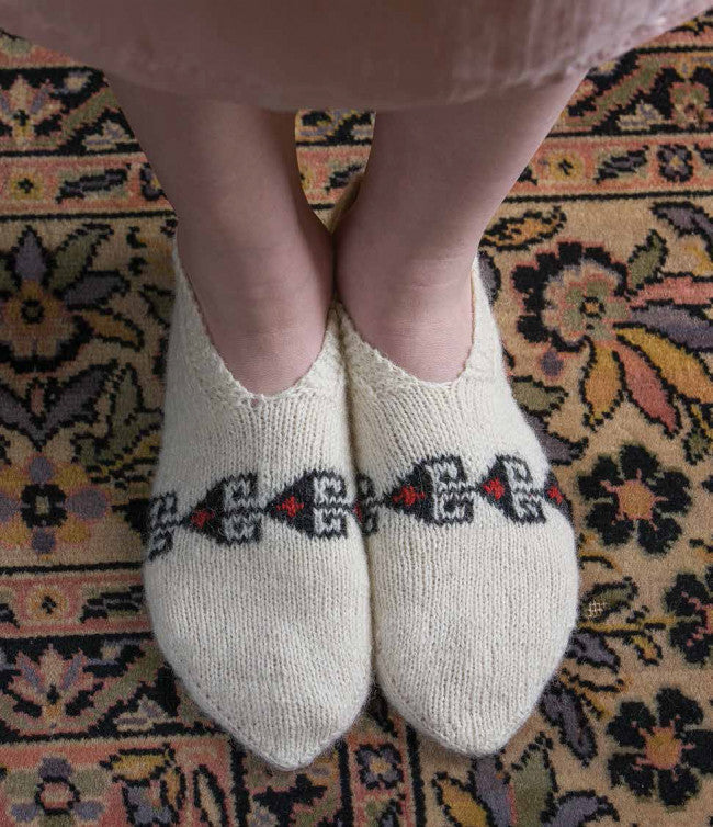 Turkish Slippers Knitting Pattern